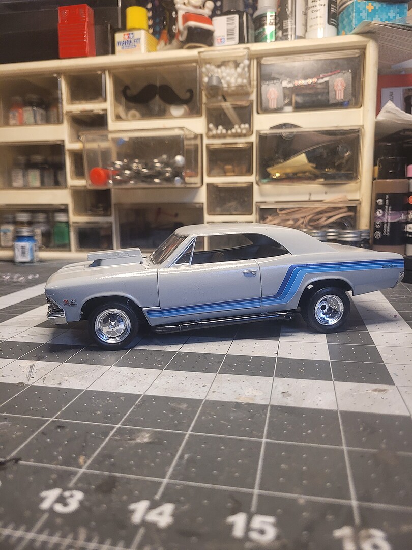 1966 Chevy Malibu SS (2 in 1) -- Plastic Model Car Kit -- 1/24 Scale ...