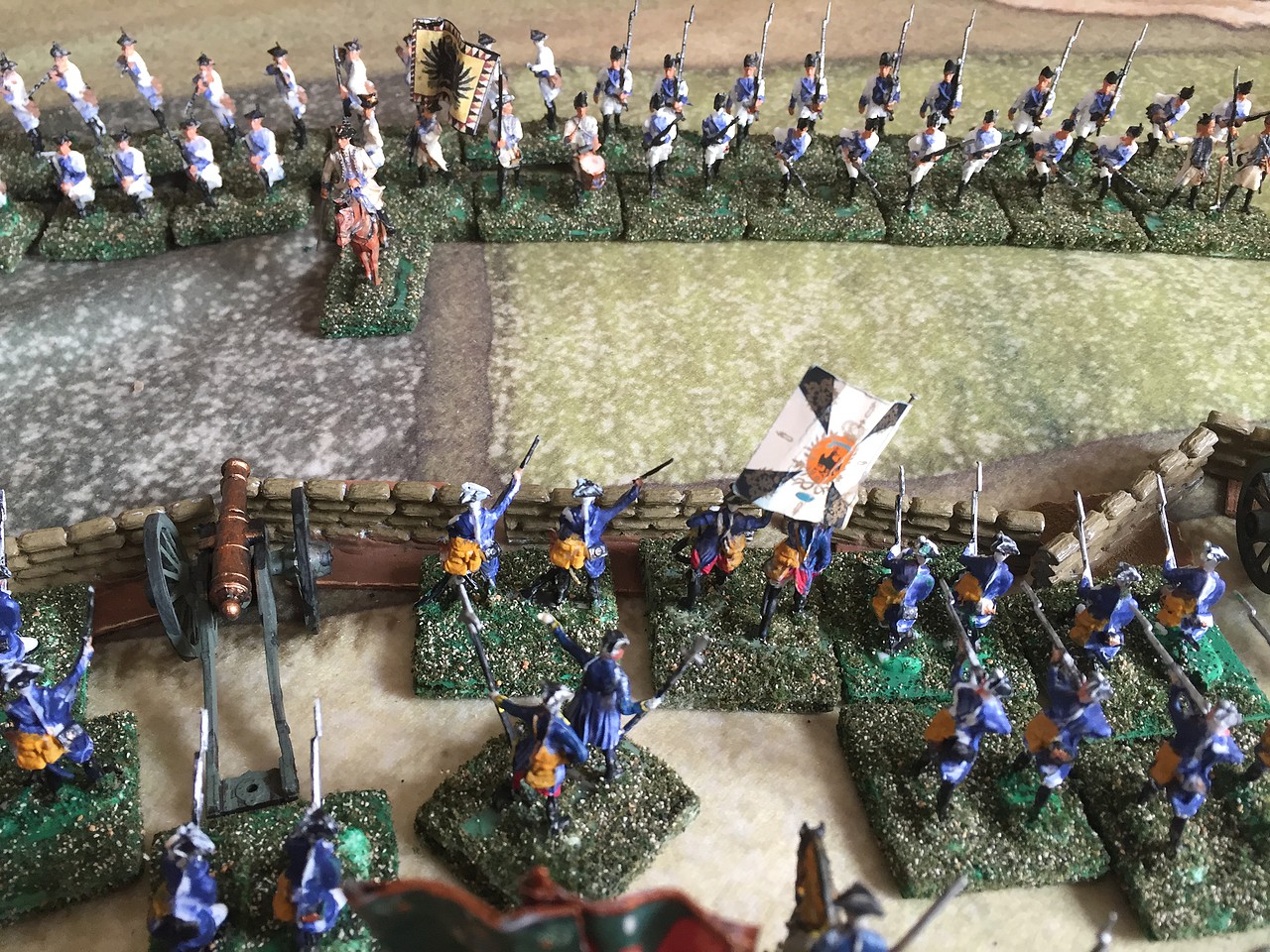Seven Years War Austrian/Prussian Infantry -- Plastic Model Military ...