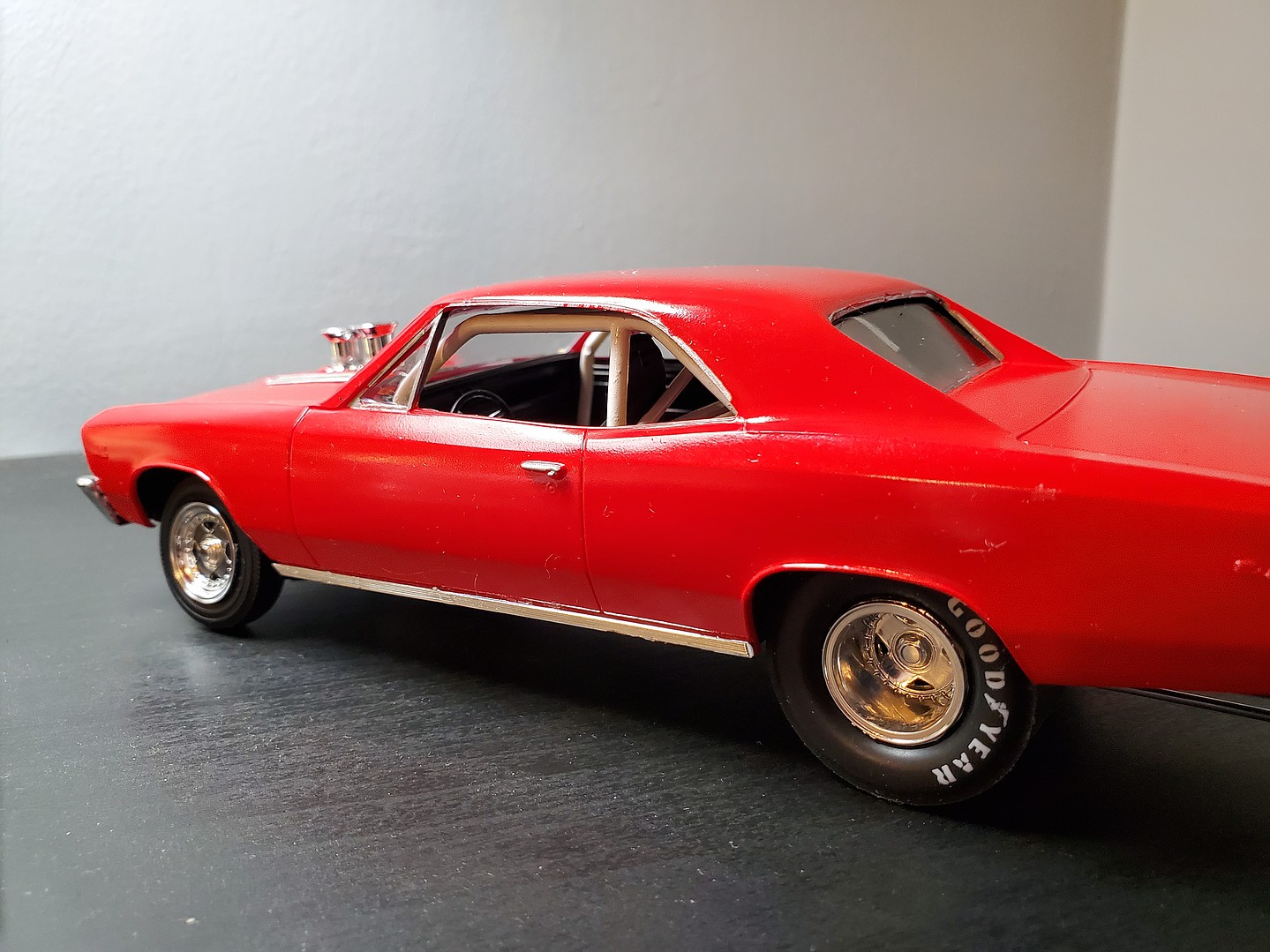 1967 Chevy Chevelle Pro Street Car -- 1/25 Scale -- Plastic Model Car ...