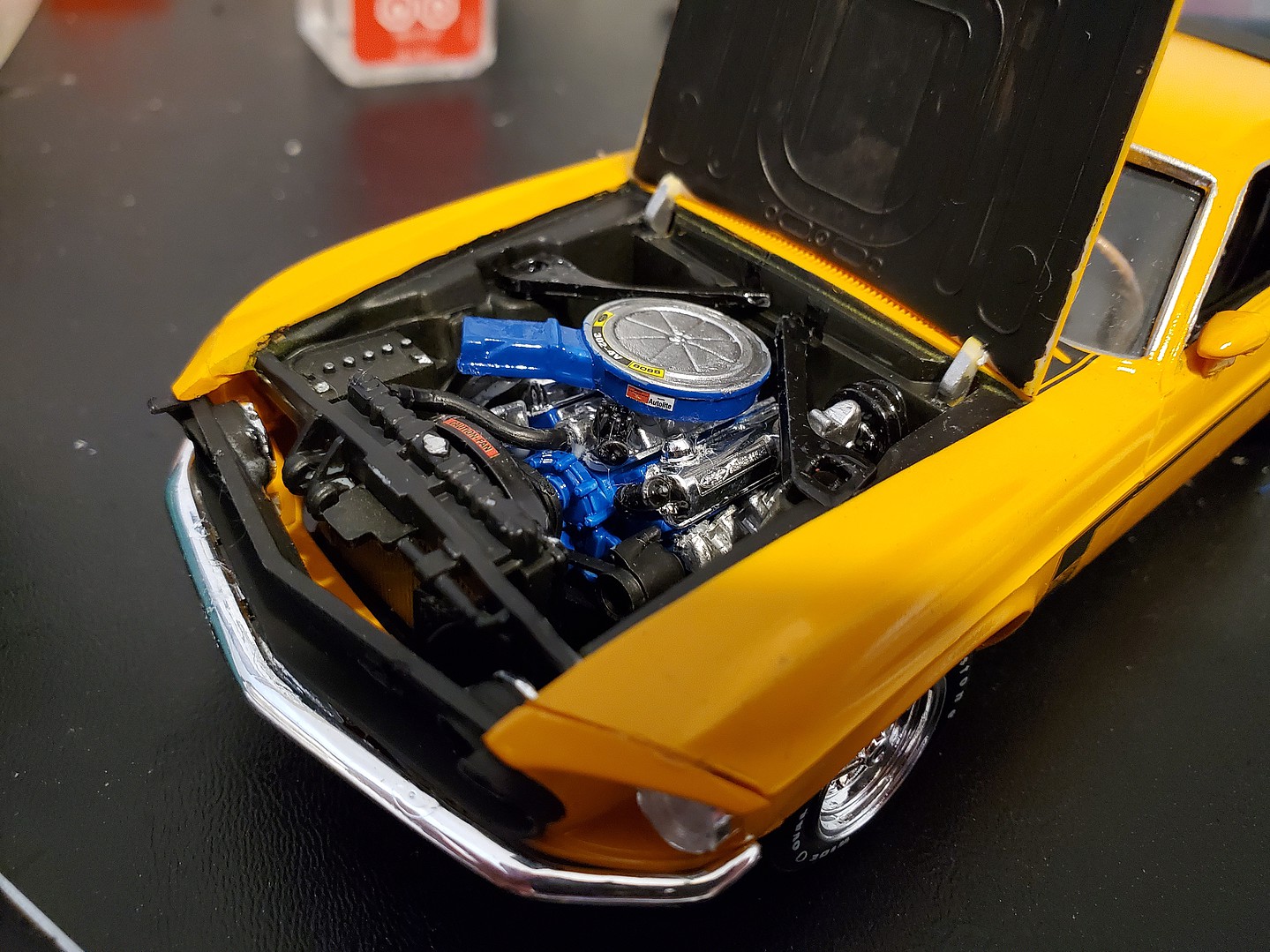 1969 Boss 32 Mustang -- Plastic Model Car Kit -- 1/25 Scale -- #854313 ...