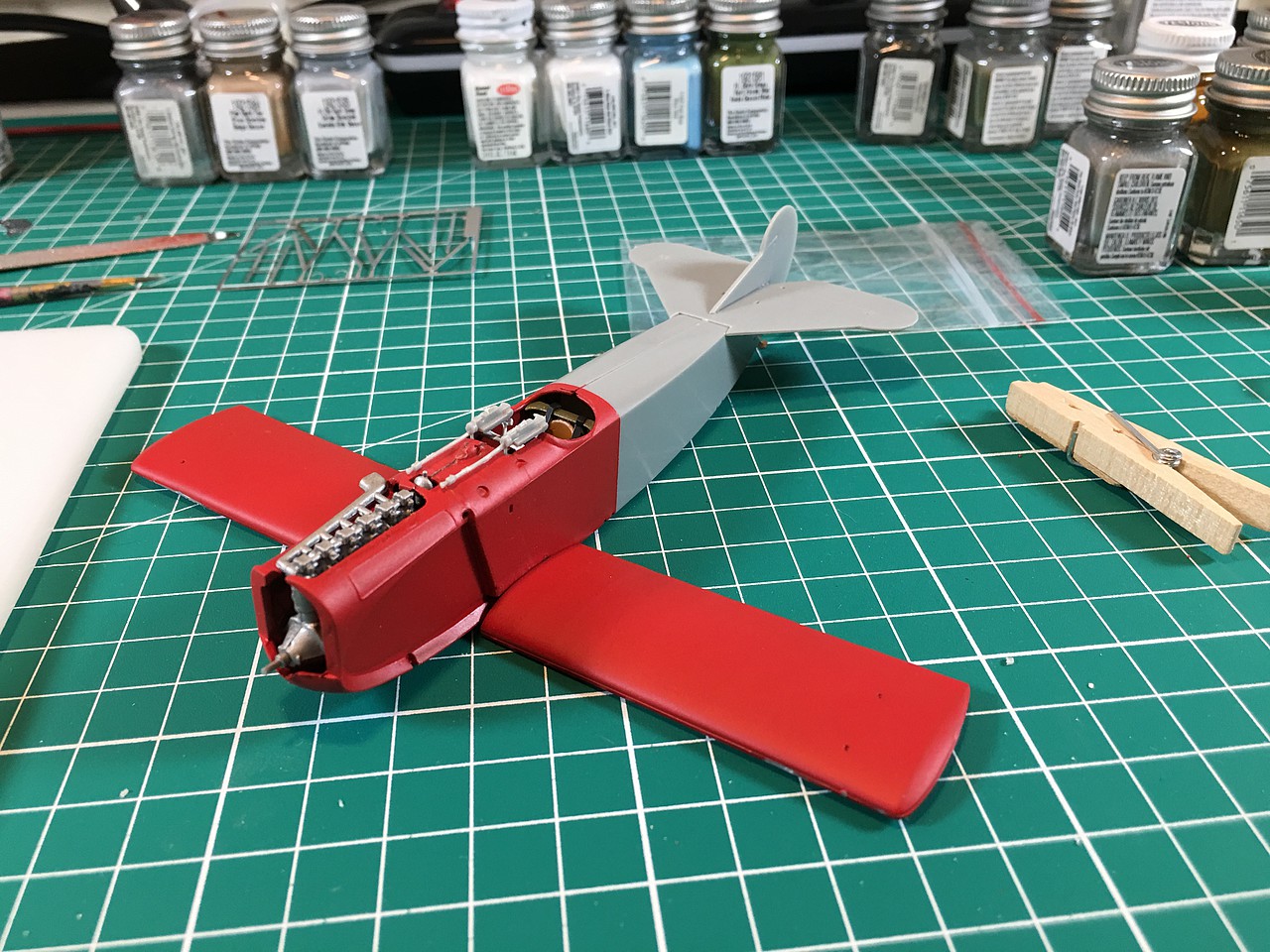 Fokker Dr.VII Knights of the Sky Collection -- Plastic Model Airplane ...