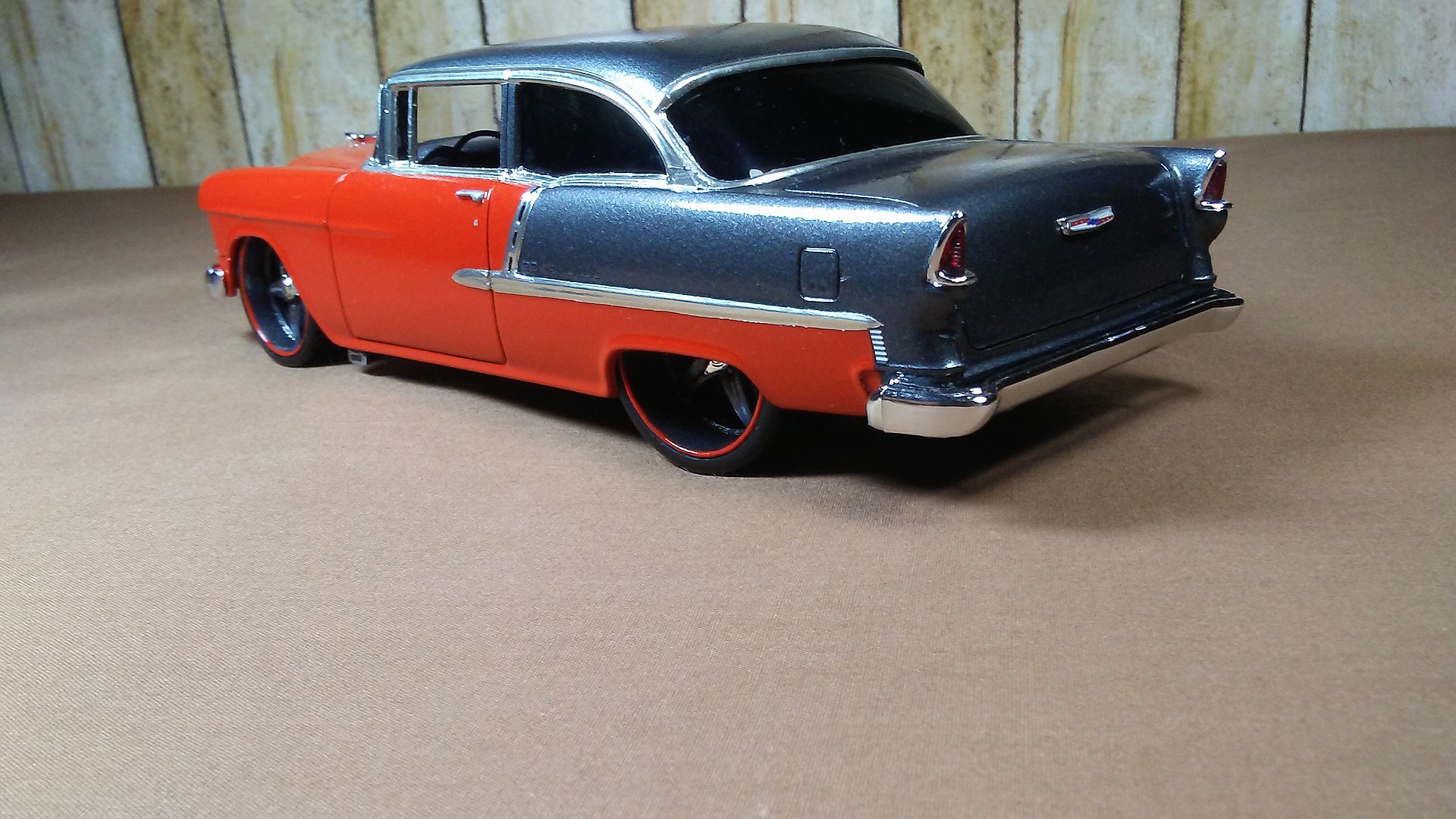 1955 Chevy Bel Air Sedan -- Plastic Model Car Kit -- 1/25 Scale ...