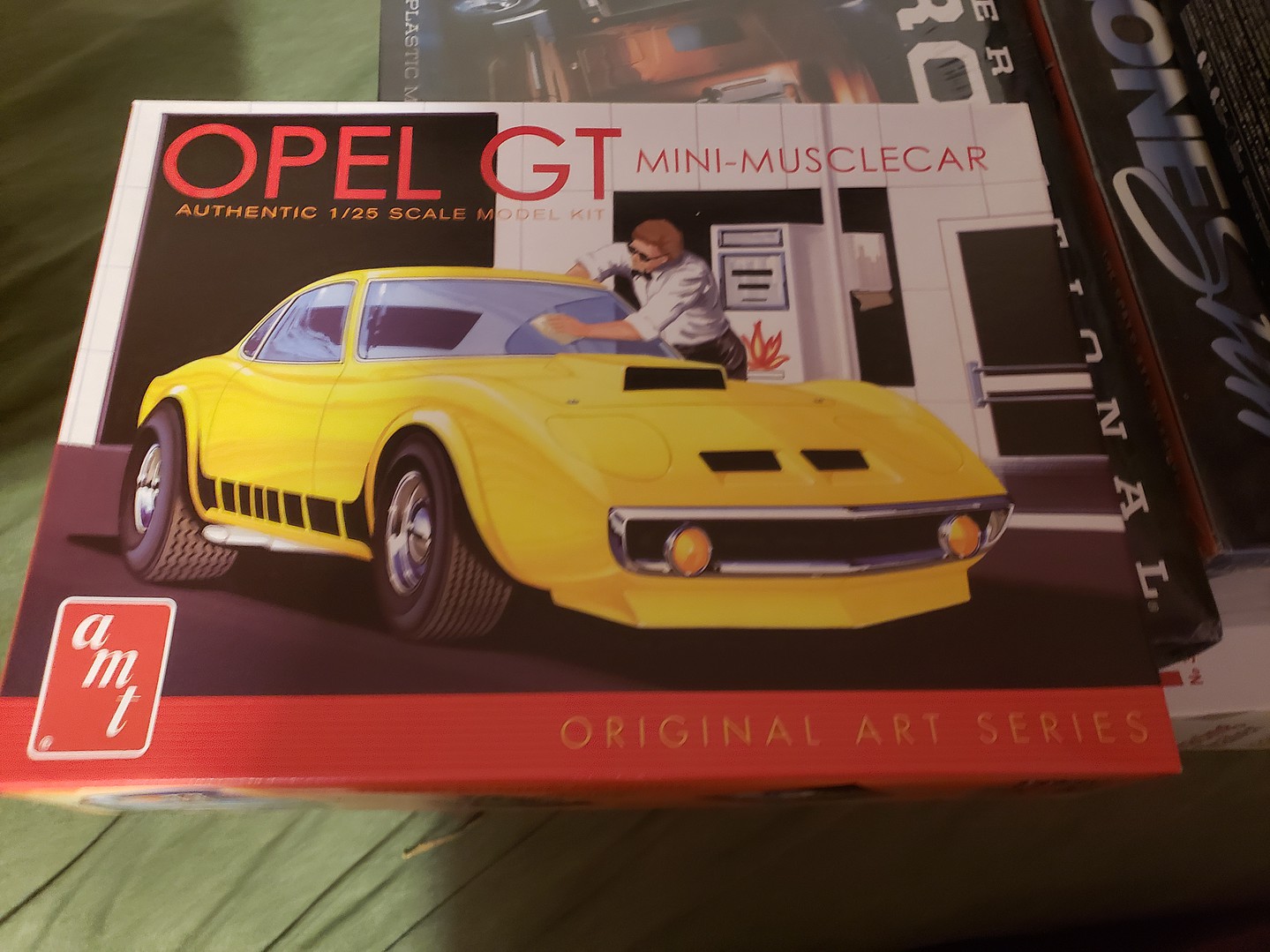 Opel GT Car (White) -- Plastic Model Car Kit -- 1/25 Scale -- #729 ...