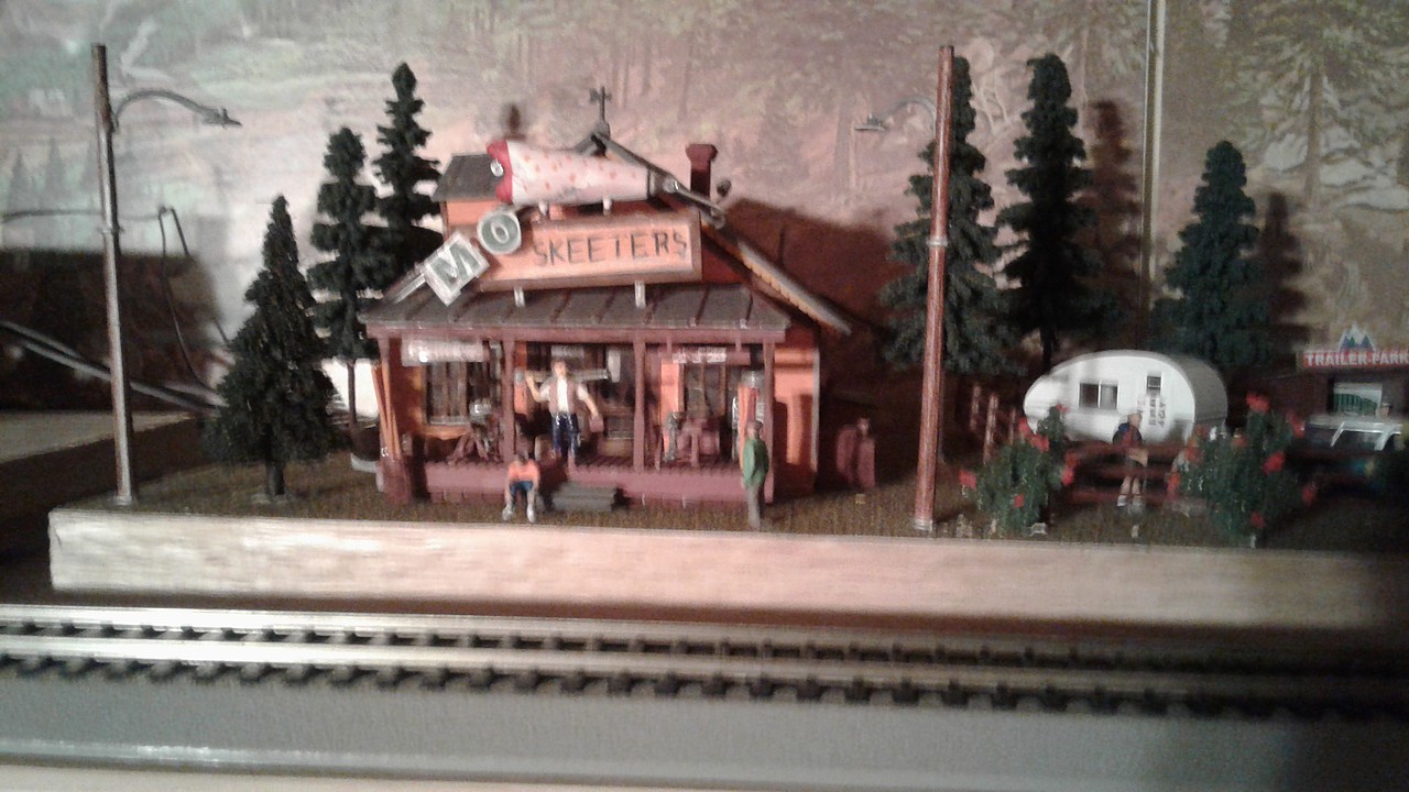 Mo Skeeters Bait/Tackle -- HO Scale Model Railroad Building -- #br5047 ...