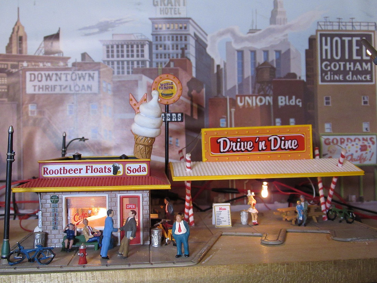 Pre-Fab D's Diner HO Scale -- HO Scale Model Railroad Building -- # ...