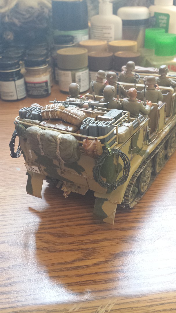 German 8-Ton SdKfz 7Semi-Track Vehicle -- Plastic Model Military ...