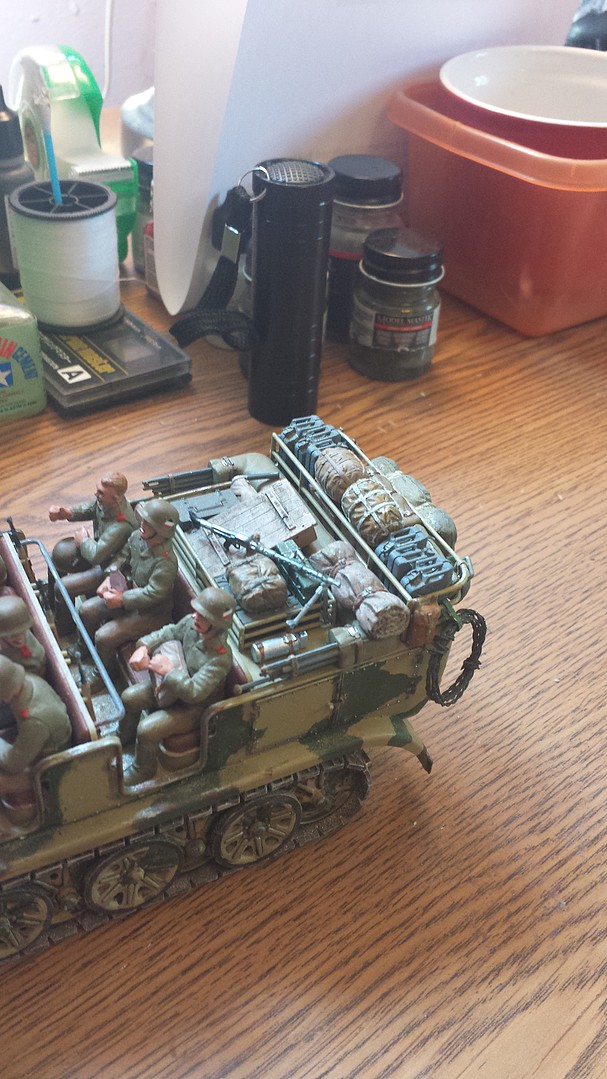 German 8-Ton SdKfz 7Semi-Track Vehicle -- Plastic Model Military ...