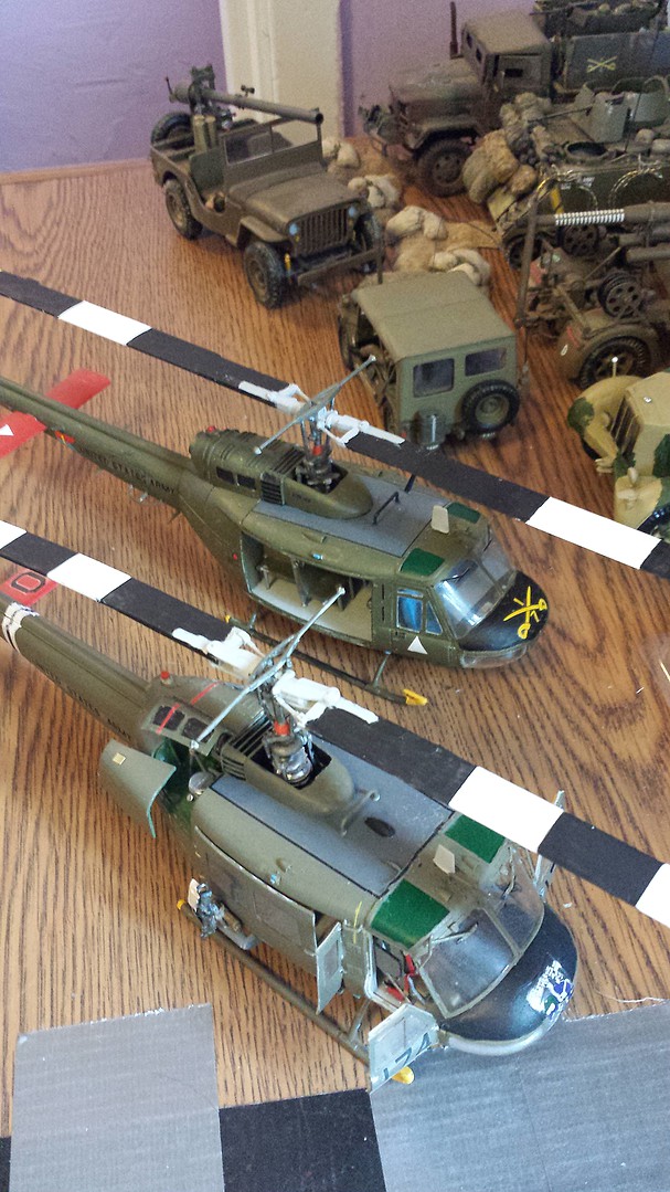 UH1D Huey Helicopter (New Tool) -- Plastic Model Helicopter Kit -- 1/48 ...
