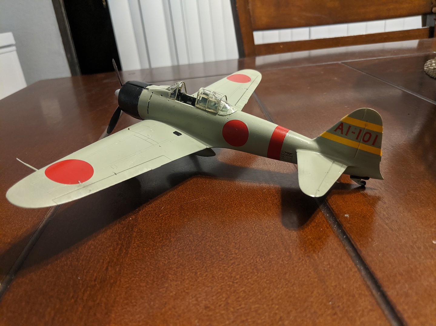 A6M2 Type 21 Zero Fighter -- Plastic Model Airplane Kit -- 1/48 Scale ...