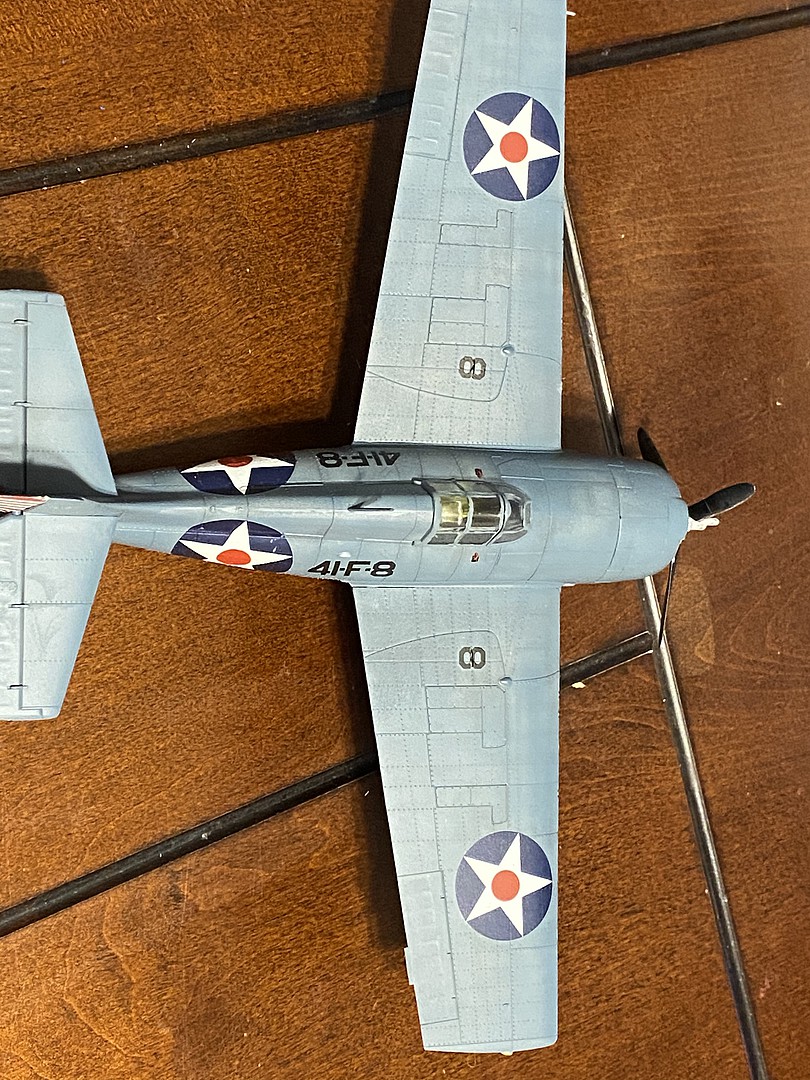 Grumman F4F-4 Wildcat Fighter Aircraft -- Plastic Model Airplane Kit -- 1/48 Scale -- #61034 ...
