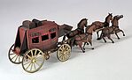 Imex Stagecoach with Horses and Figures Set Western Plastic Model Kit 1 ...