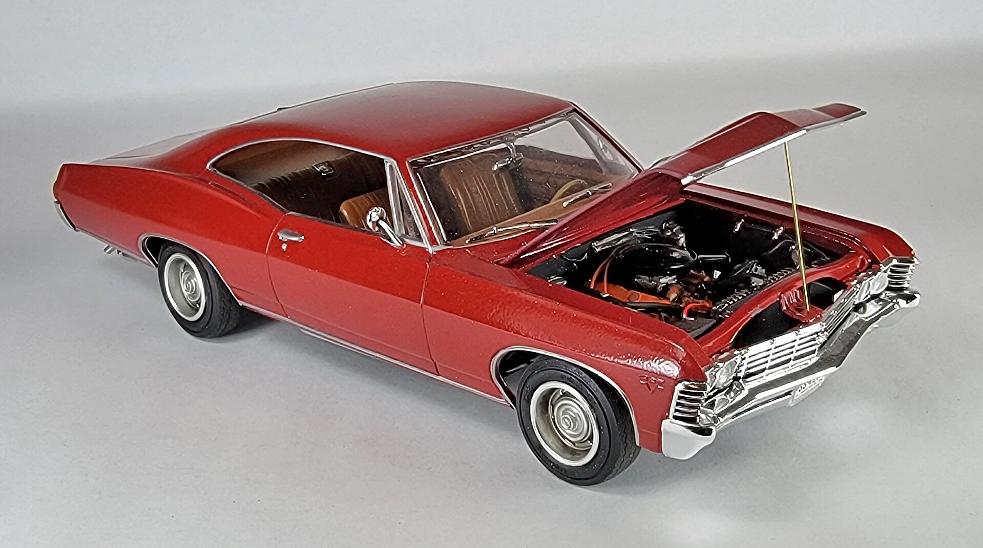 1967 Chevy Impala SS (Stock) -- Plastic Model Car Kit -- 1/25 Scale ...