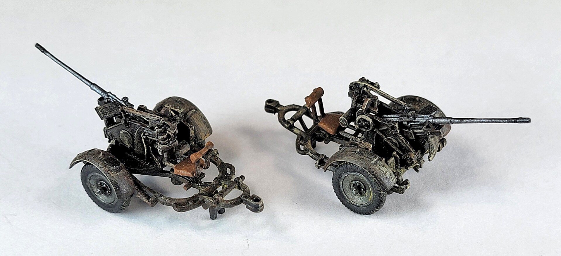 WWII 2cm Flak 30 Gun (2) -- Plastic Model Weapon Kit -- 1/72 Scale ...