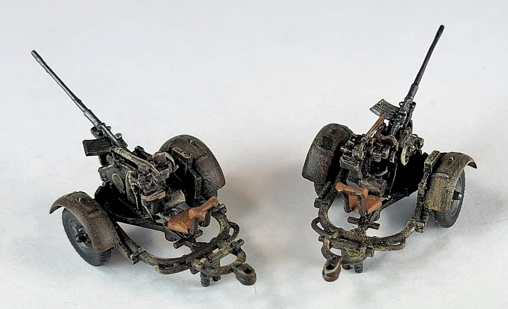 WWII 2cm Flak 30 Gun (2) -- Plastic Model Weapon Kit -- 1/72 Scale ...