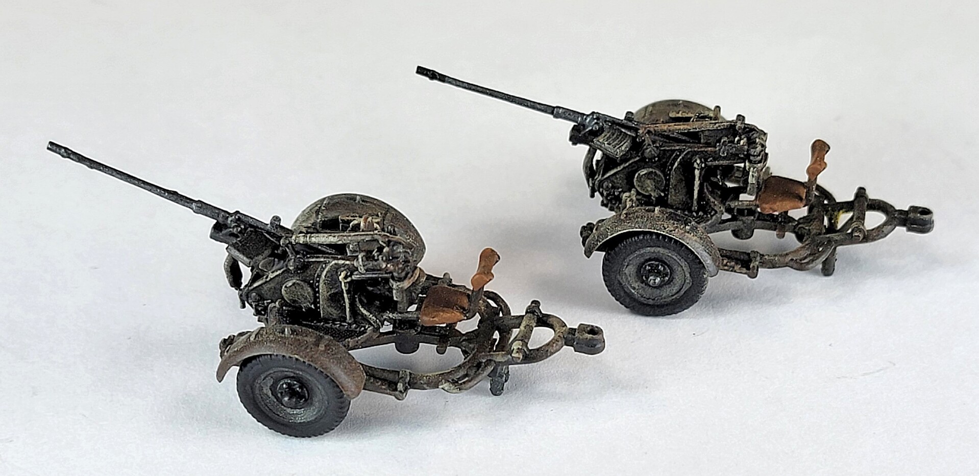 WWII 2cm Flak 30 Gun (2) -- Plastic Model Weapon Kit -- 1/72 Scale ...