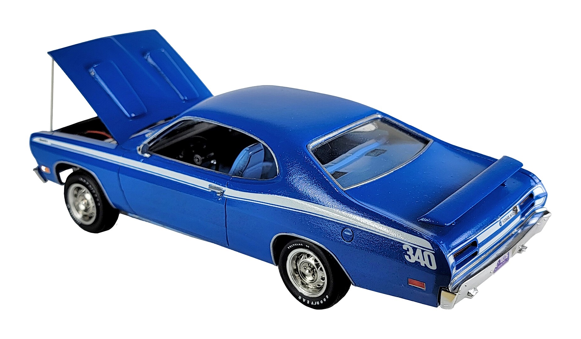 Gallery Pictures AMT 1971 Plymouth Duster 340 Plastic Model Car Kit 1/ ...