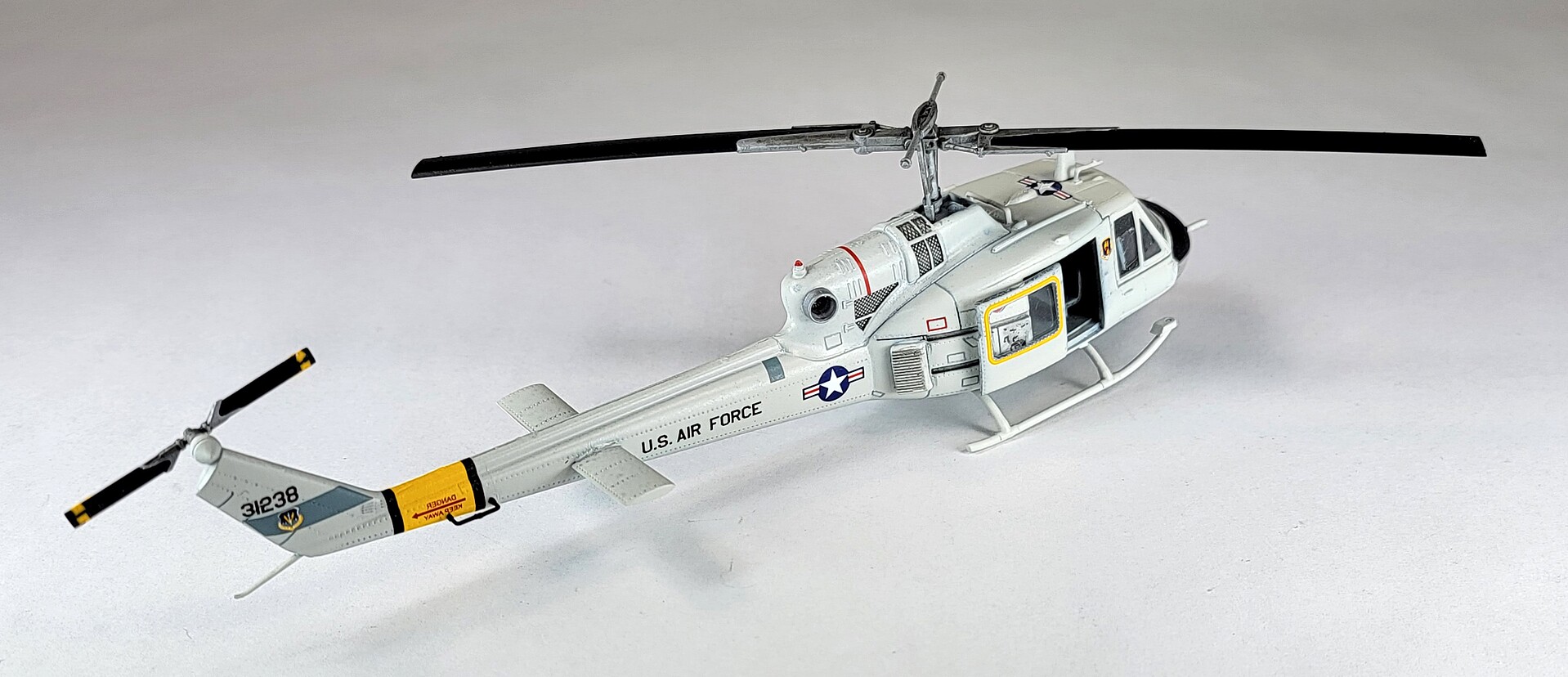 UH-1F Huey -- Plastic Model Helicopter Kit -- 1/72 Scale -- #87230 ...