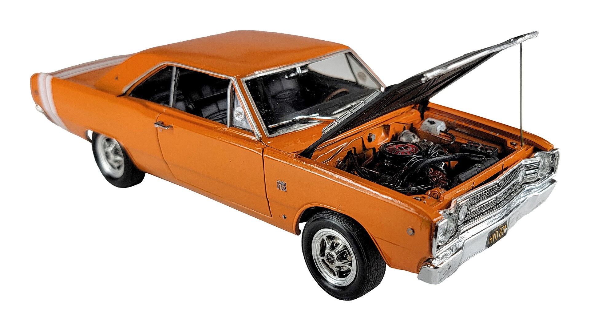 1968 Dodge Hemi Dart 2'n1 -- Plastic Model Car Kit -- 1/25 Scale ...