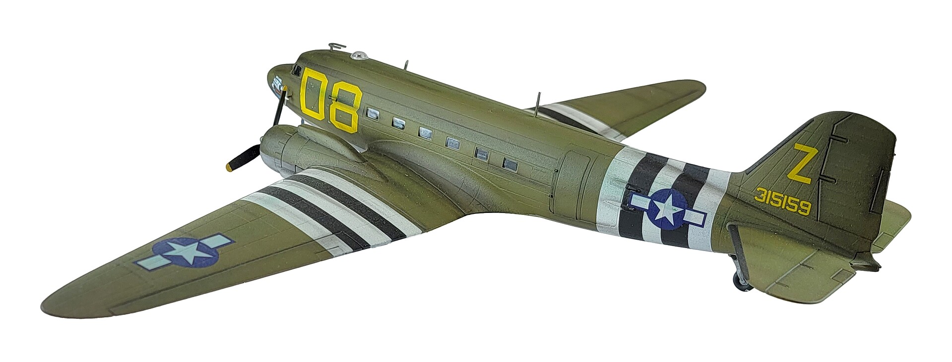 C-47 Skytrain -- Plastic Model Airplane Kit -- 1/72 Scale -- #550127 ...