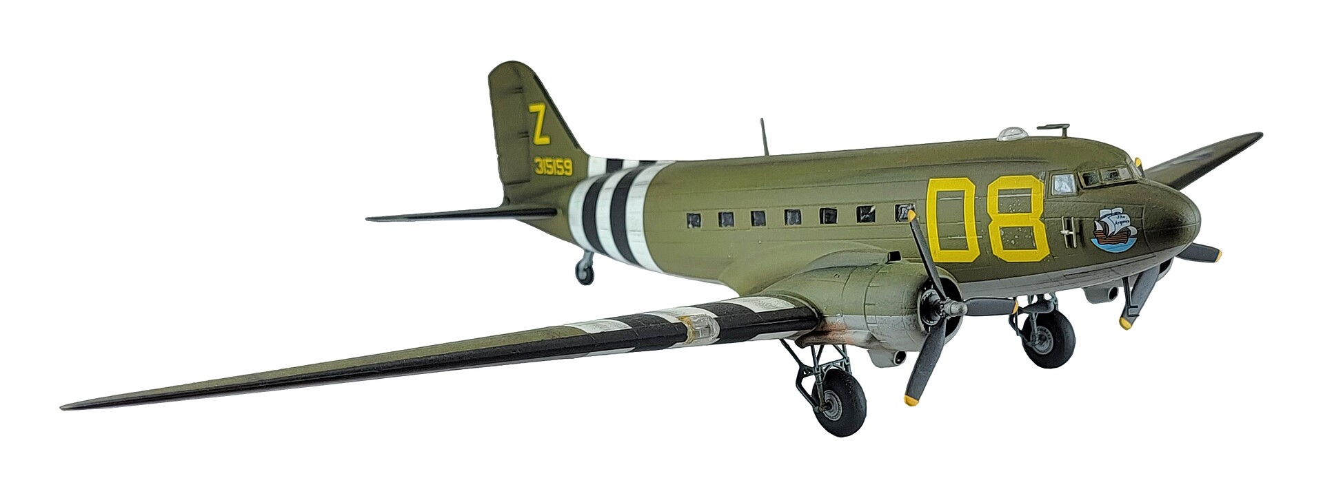 C-47 Skytrain -- Plastic Model Airplane Kit -- 1/72 Scale -- #550127 ...