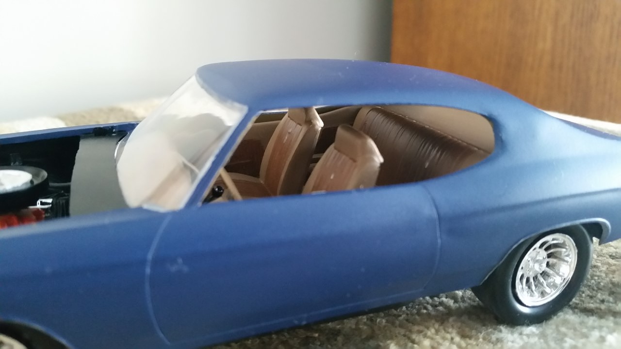 1970 Chevy Chevelle 22 2T -- Plastic Model Car Kit -- 1/25 Scale ...