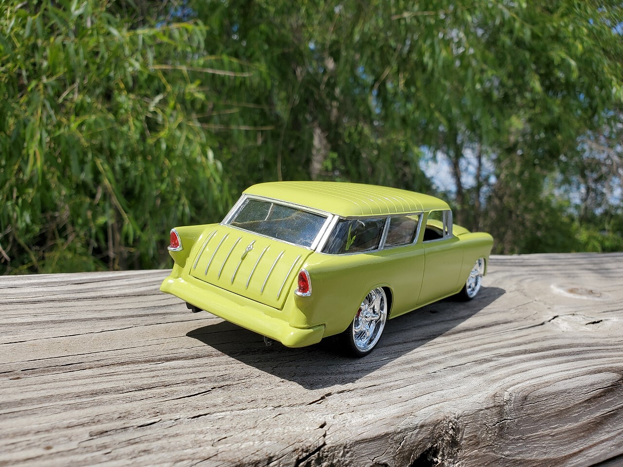 1955 Chevy Nomad Custom Station Wagon -- Plastic Model Car Kit -- 1/25 ...