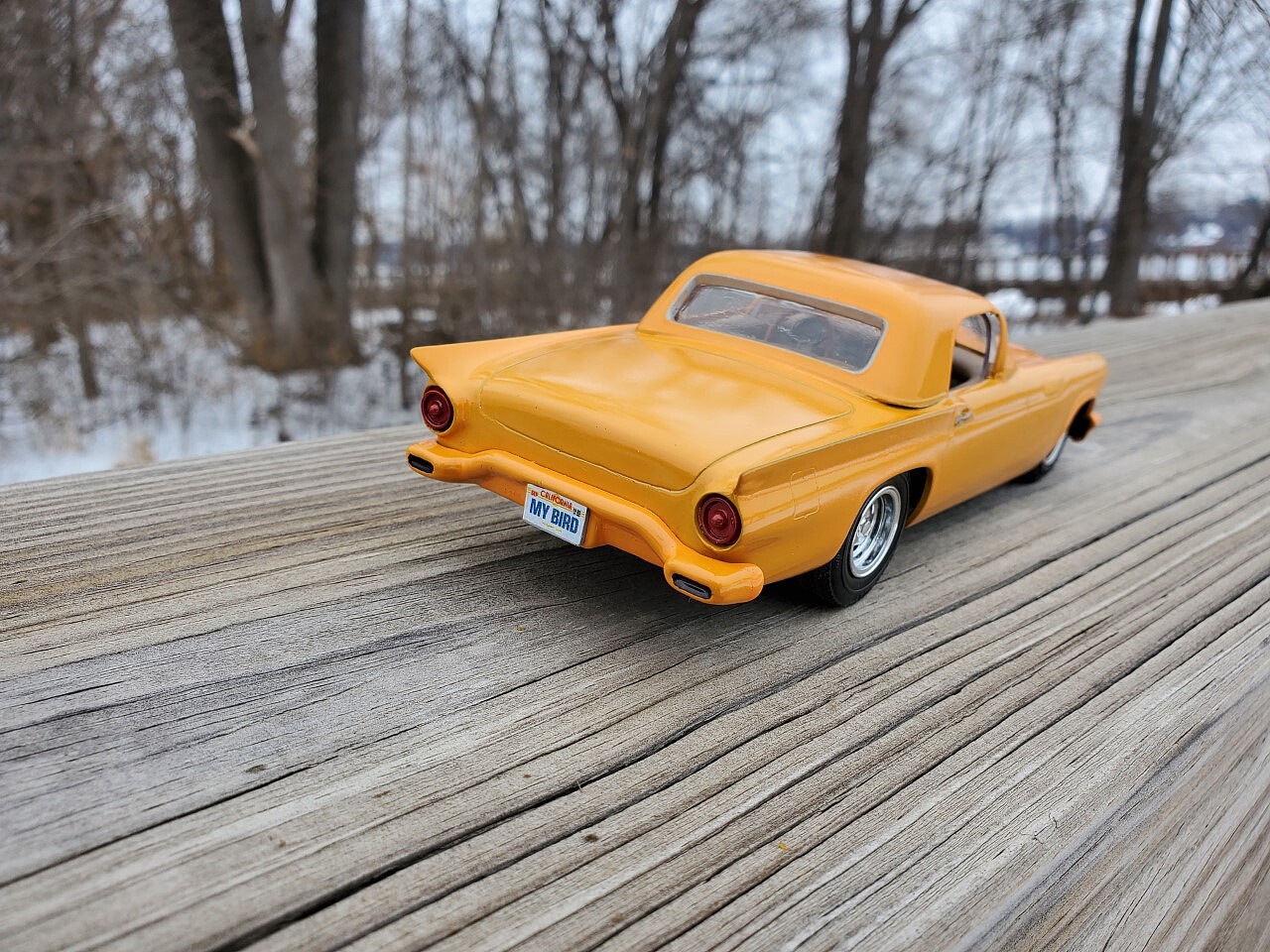 '57 Ford Thunderbird (3 in 1) -- Plastic Model Car Vehicle Kit -- 1/25 ...