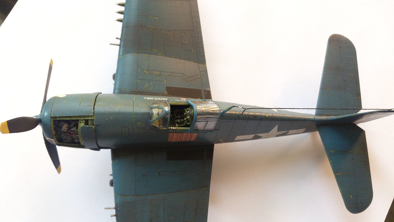 F6F5 Hellcat Aircraft -- Plastic Model Airplane Kit -- 1/72 Scale ...