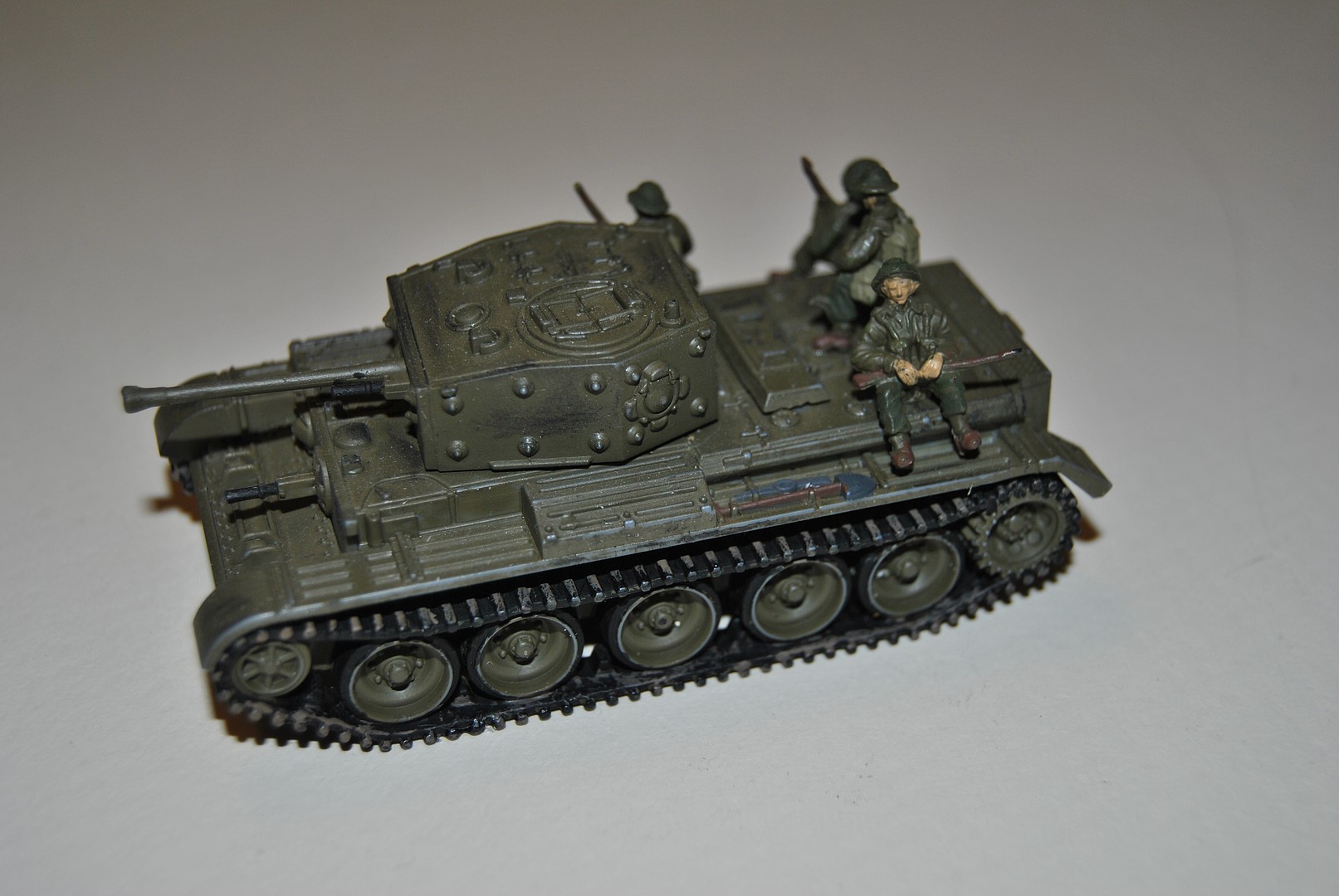 British Tank Riders -- Plastic Model Military Figure Set -- 1/72 Scale ...