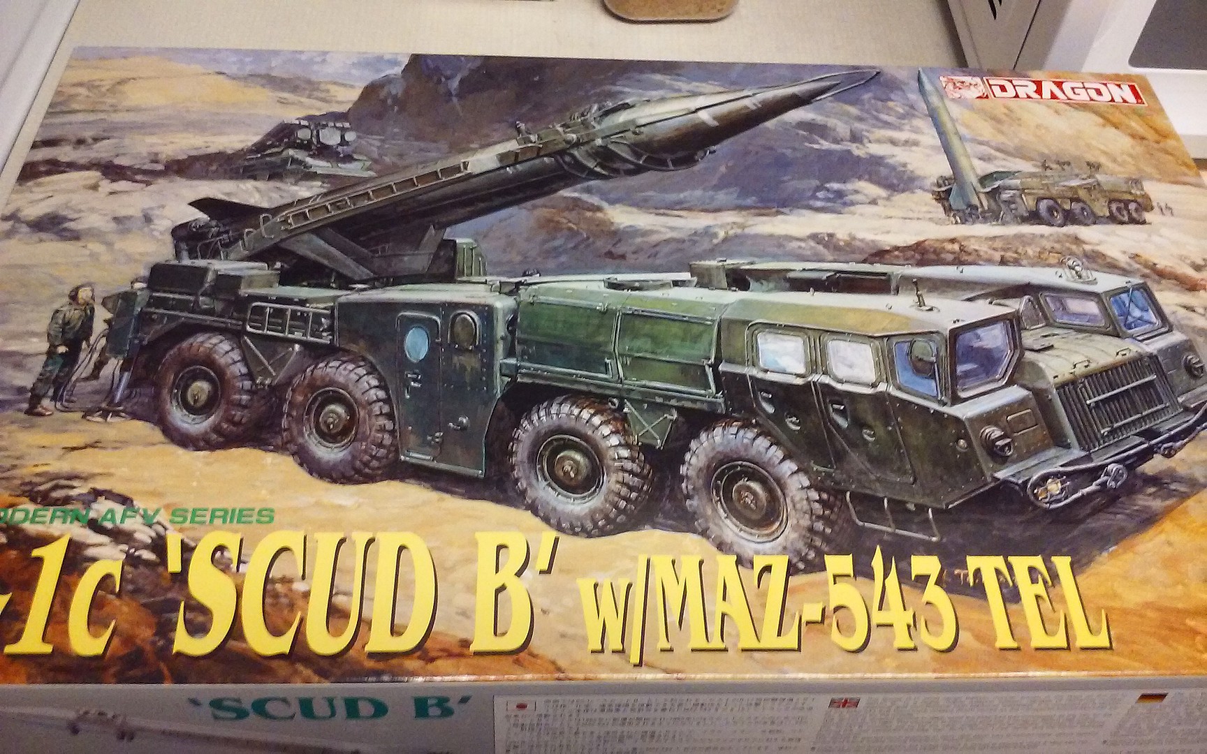 SS-1c Scud B w/MAZ-543 TEL -- Plastic Model Military Figure -- 1/35 ...