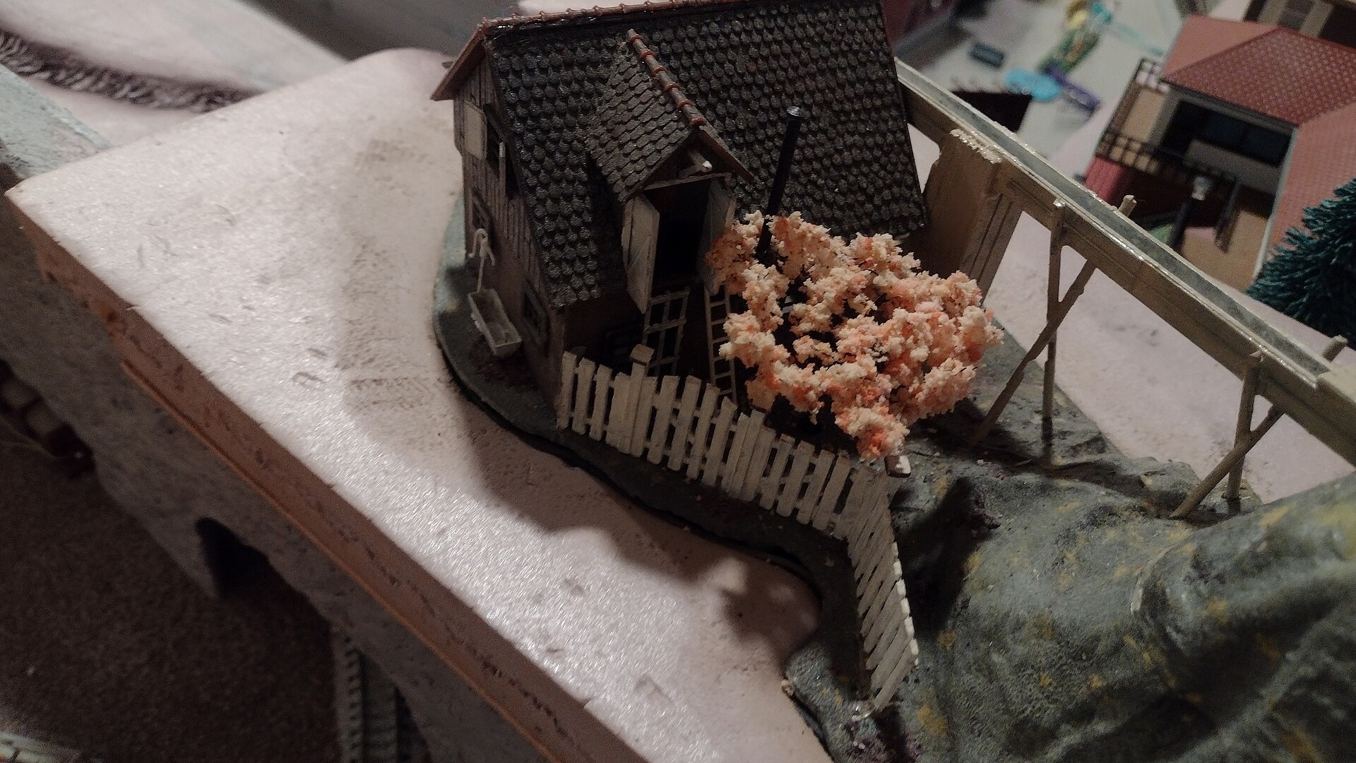 Watermill with Pump -- HO Scale Model Railroad Building -- #130225 ...