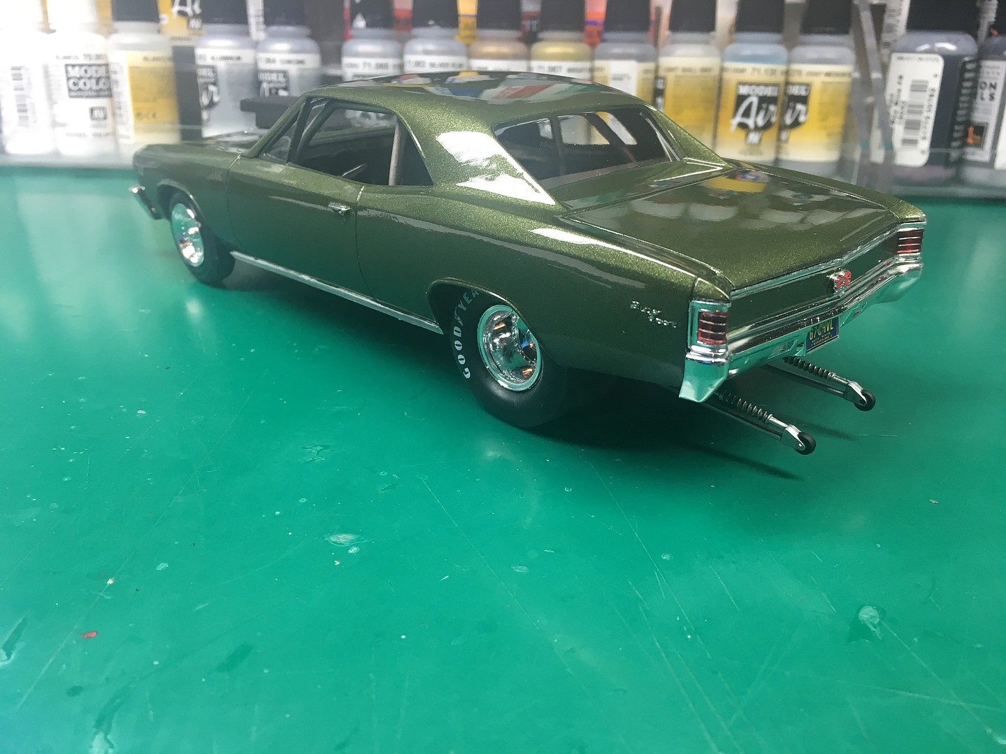 1967 Chevy Chevelle Pro Street Car -- 1/25 Scale -- Plastic Model Car ...