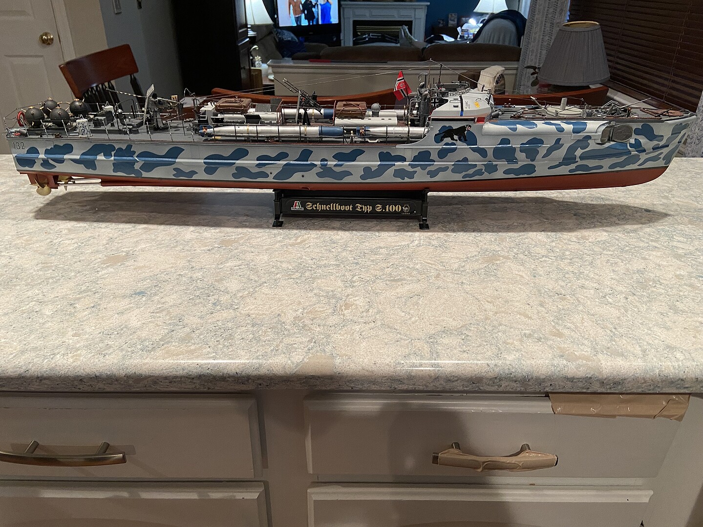 WWII Schnellboot Type S100 Military Boat -- Plastic Model Military Ship ...