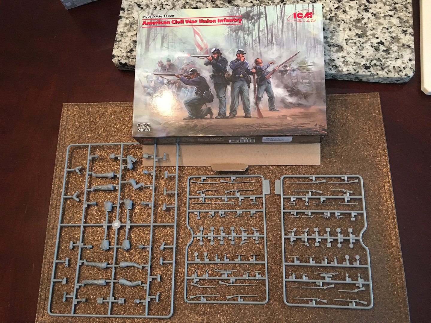 Gallery Pictures ICM American Civil War Union Infantry (4) Plastic ...