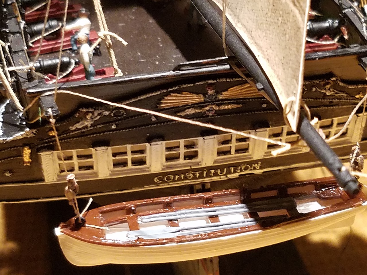 USS Constitution -- Plastic Model Sailing Ship Kit -- 1/96 Scale ...