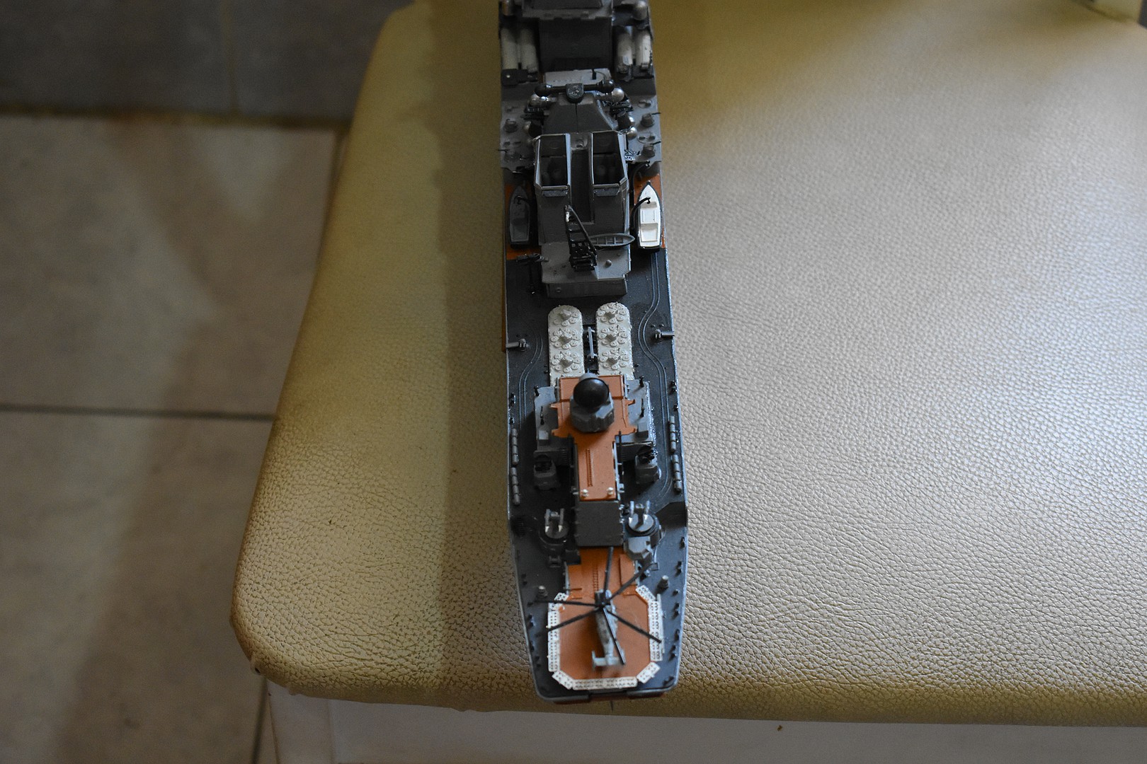 Russian Varyag Slava Class Cruiser -- Plastic Model Military Ship -- 1/ ...