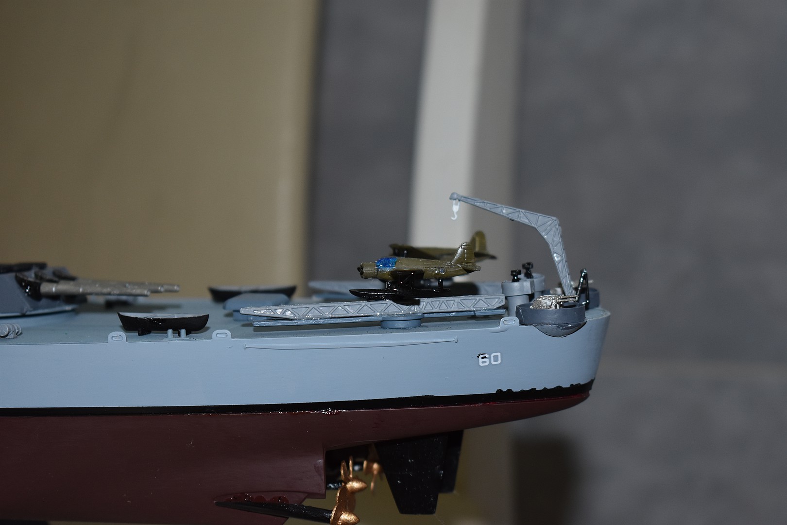 USS Alabama BB-60 Battleship -- Plastic Model Military Ship Kit -- 1/ ...