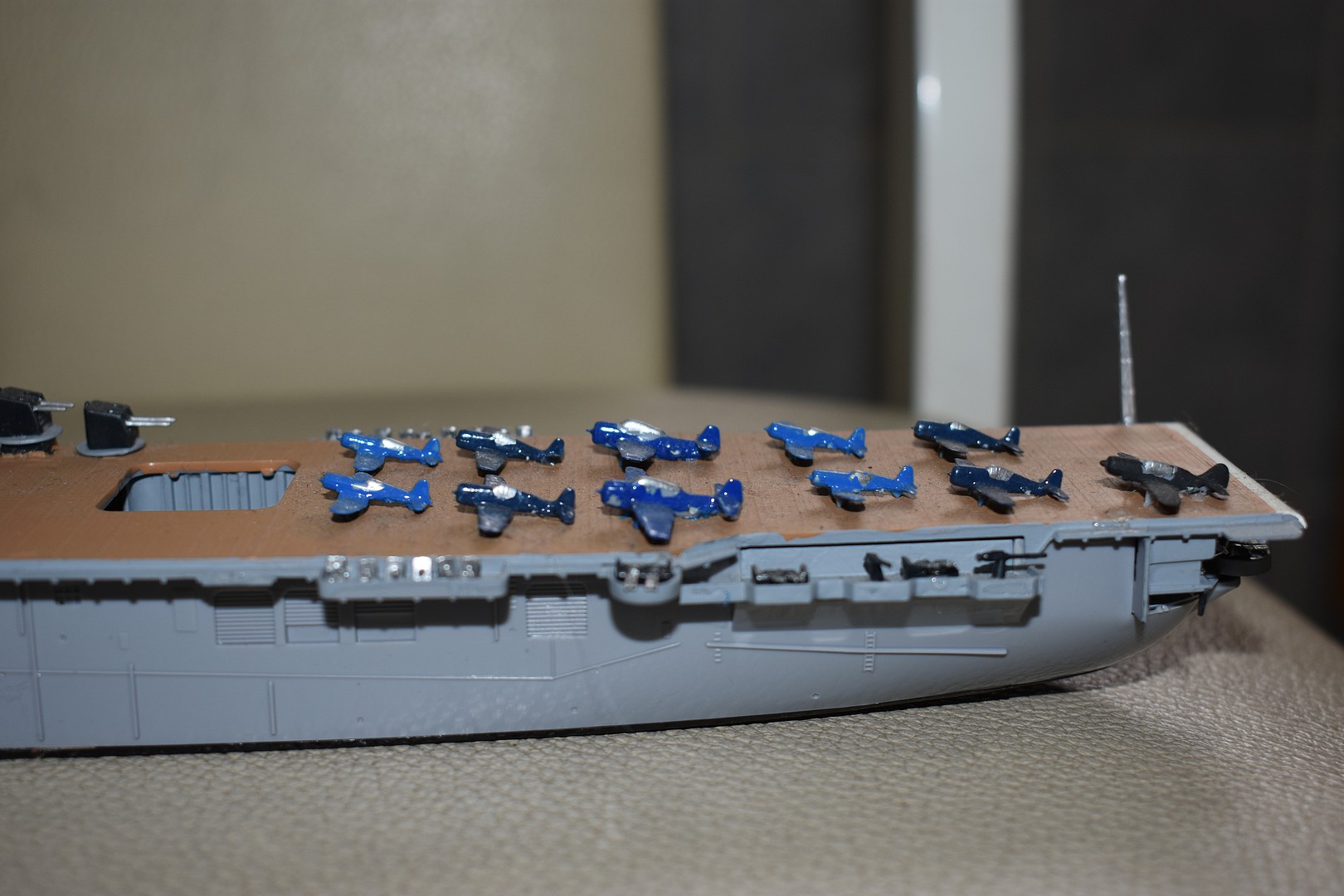 Gallery Pictures Hasegawa USS Essex Plastic Model Aircraft Carrier Kit ...