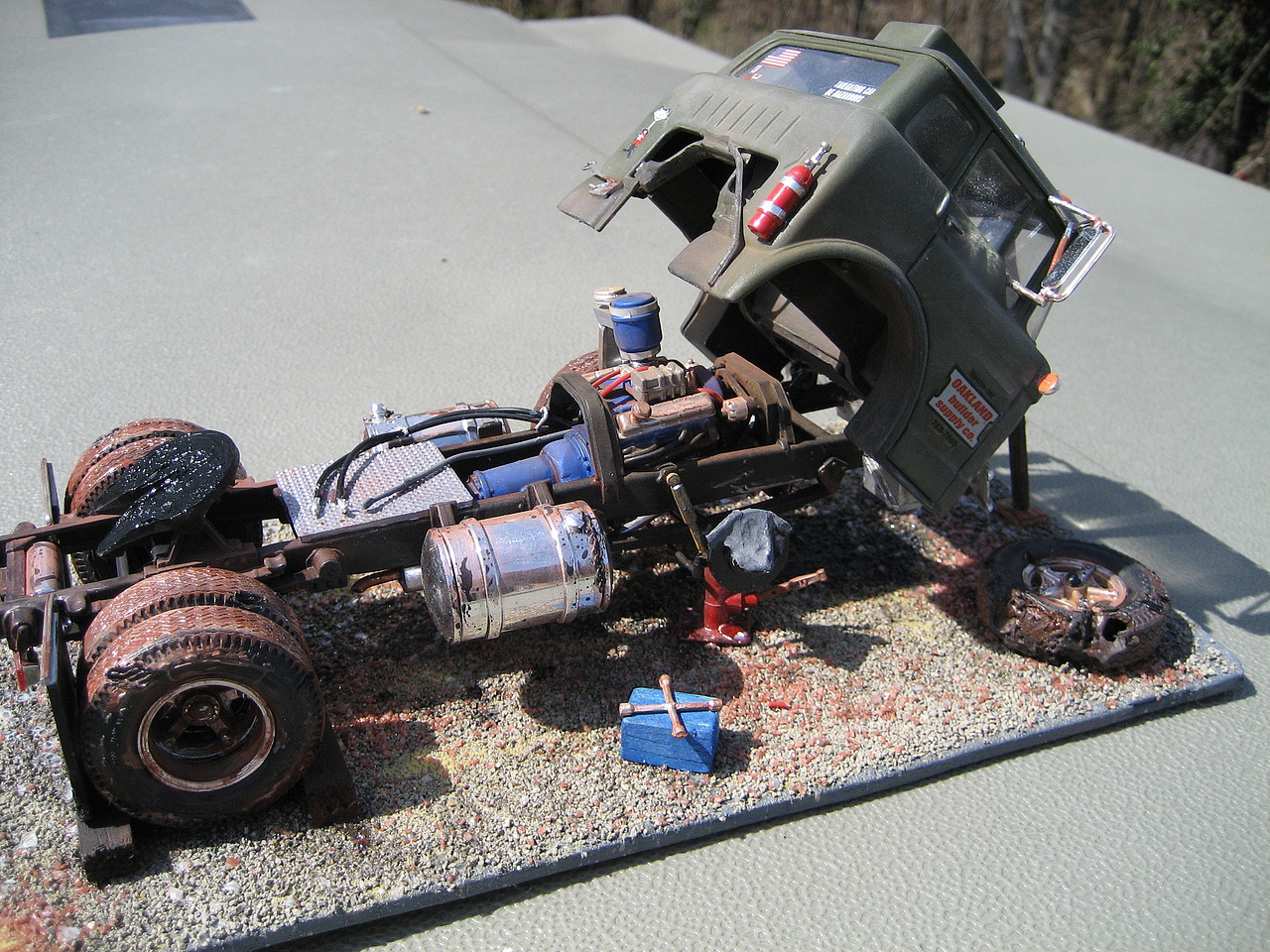 Ford C600 Pepsi City Delivery Truck -- Plastic Model Truck Kit -- 1/25 ...