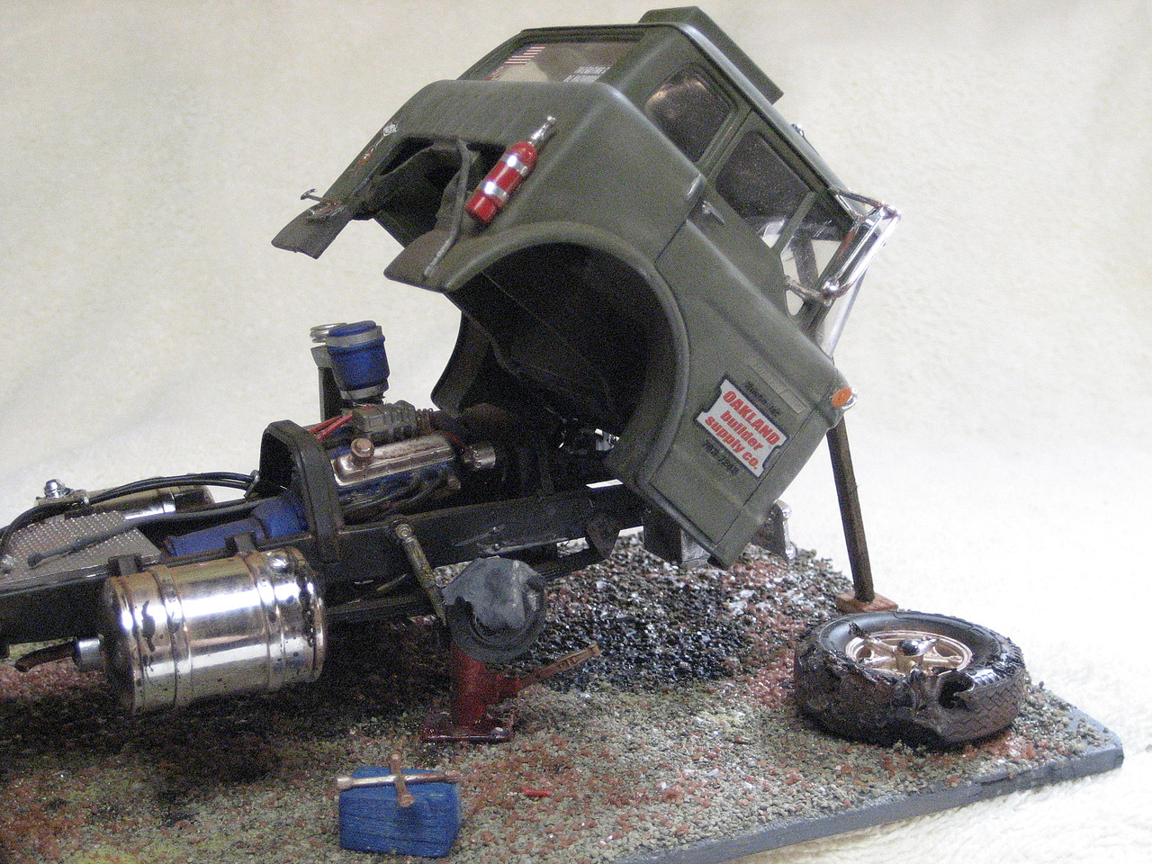 Ford C600 Pepsi City Delivery Truck -- Plastic Model Truck Kit -- 1/25 ...