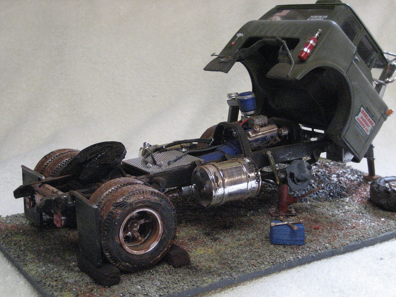 Ford C600 Pepsi City Delivery Truck -- Plastic Model Truck Kit -- 1/25 ...