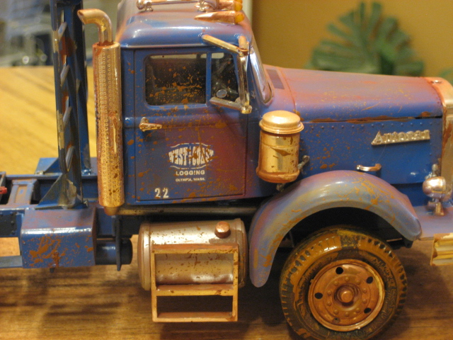 Autocar A64B Semi Tractor -- Plastic Model Truck Kit -- 1/25 Scale ...