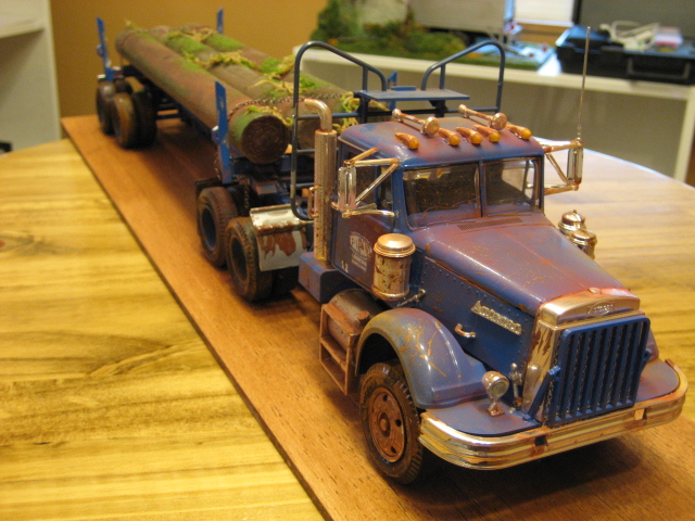 Autocar A64B Semi Tractor -- Plastic Model Truck Kit -- 1/25 Scale ...