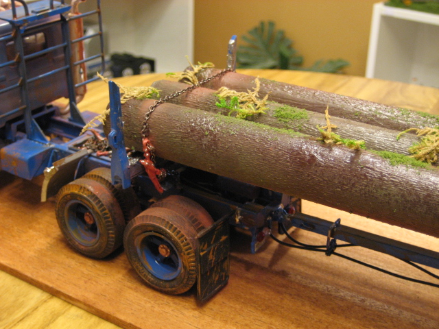 Peerless Logging Trailer -- Plastic Model Vehicle Kit -- 1/25 Scale ...