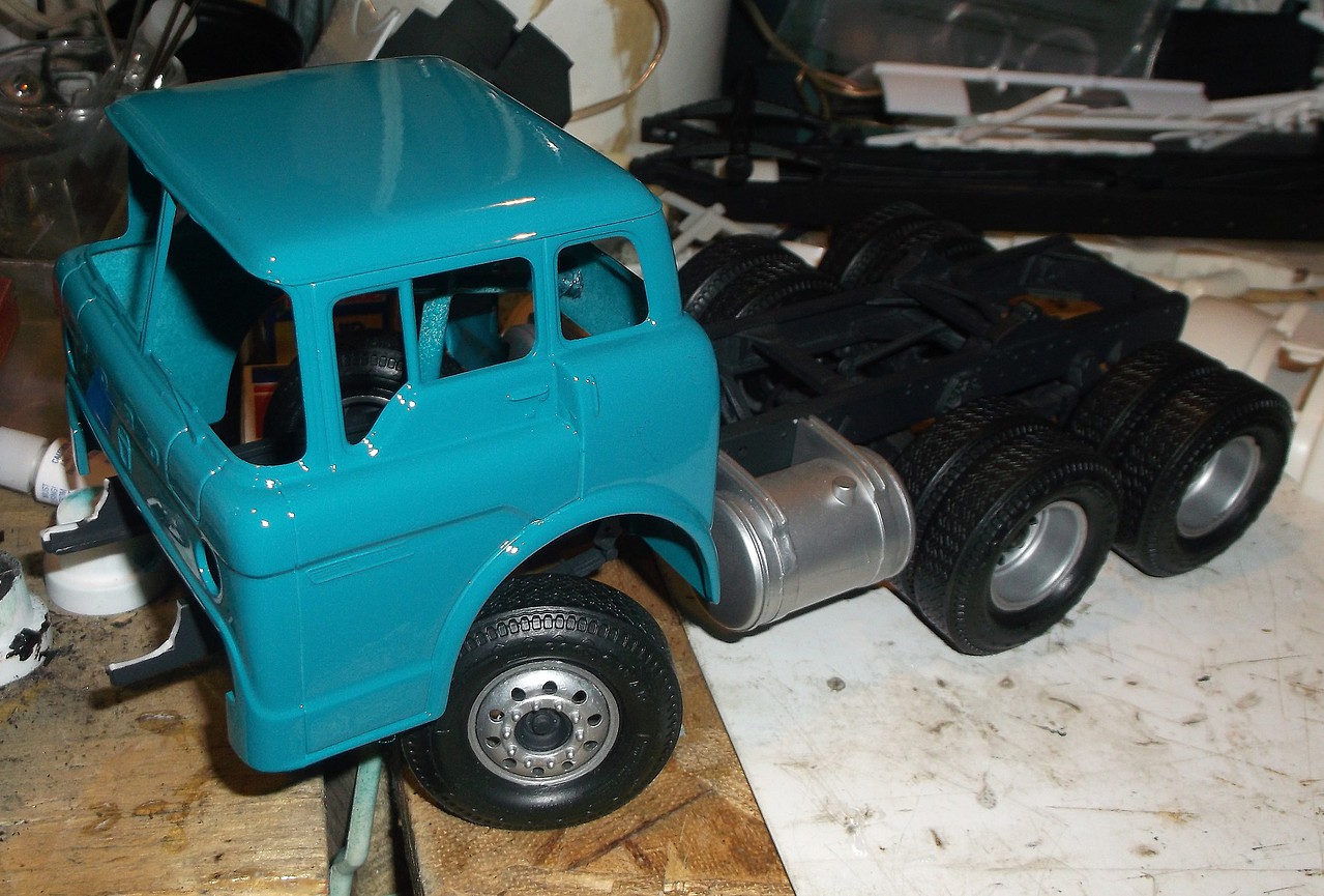 Ford C600 Tilt Cab Stake Bed Truck Pictures