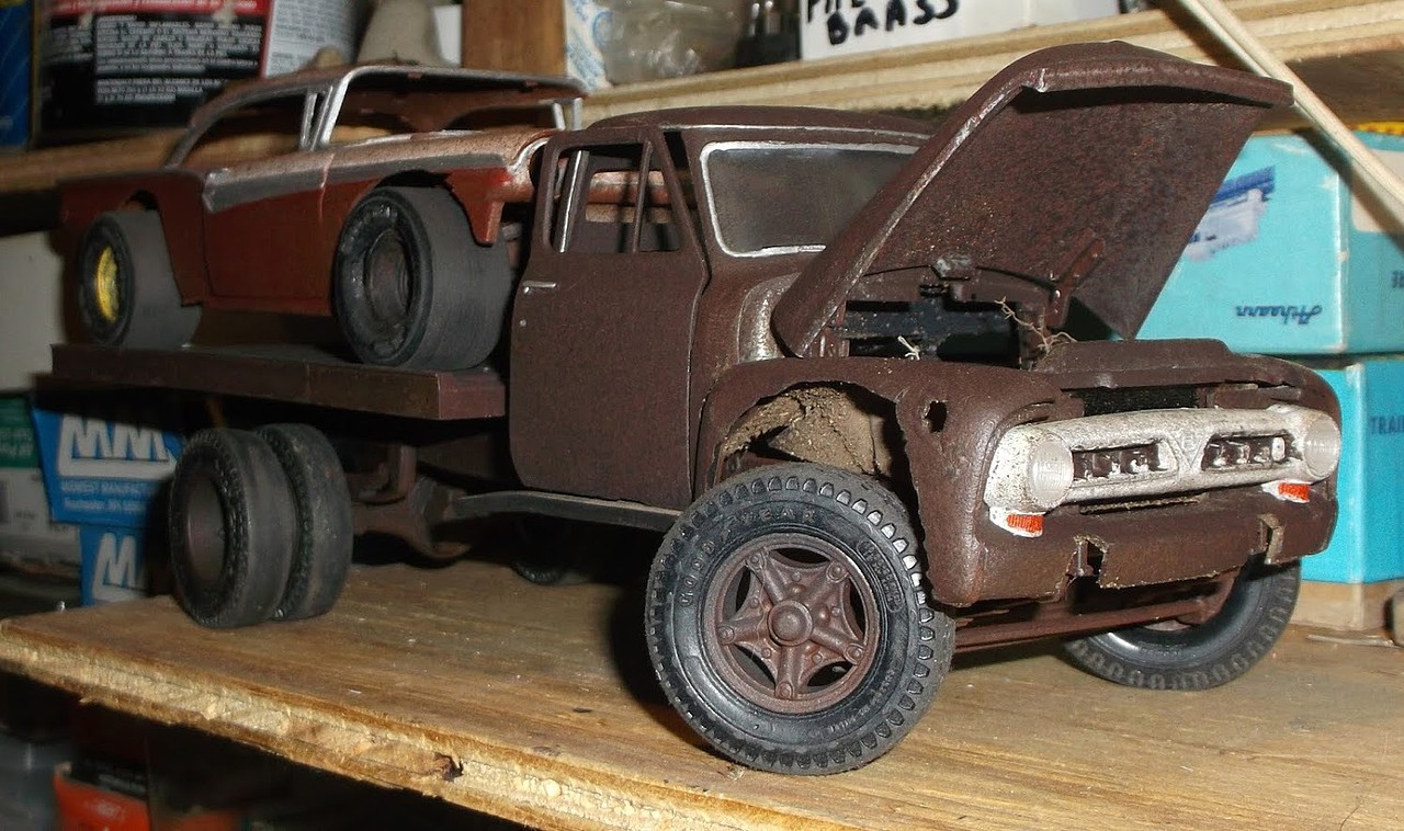 1953 Ford Pickup Truck -- 1/25 Scale -- Plastic Model Truck Kit -- #882 ...