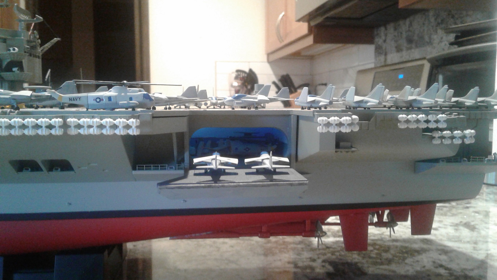 USS Enterprise Carrier Boat -- Plastic Model Military Ship Kit -- 1/350 ...
