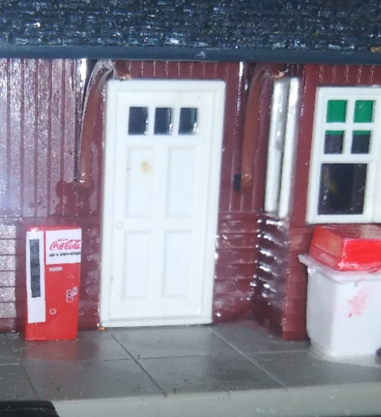 1960s Scale size Coke Machine -- HO Scale Model Railroad Road Accessory ...