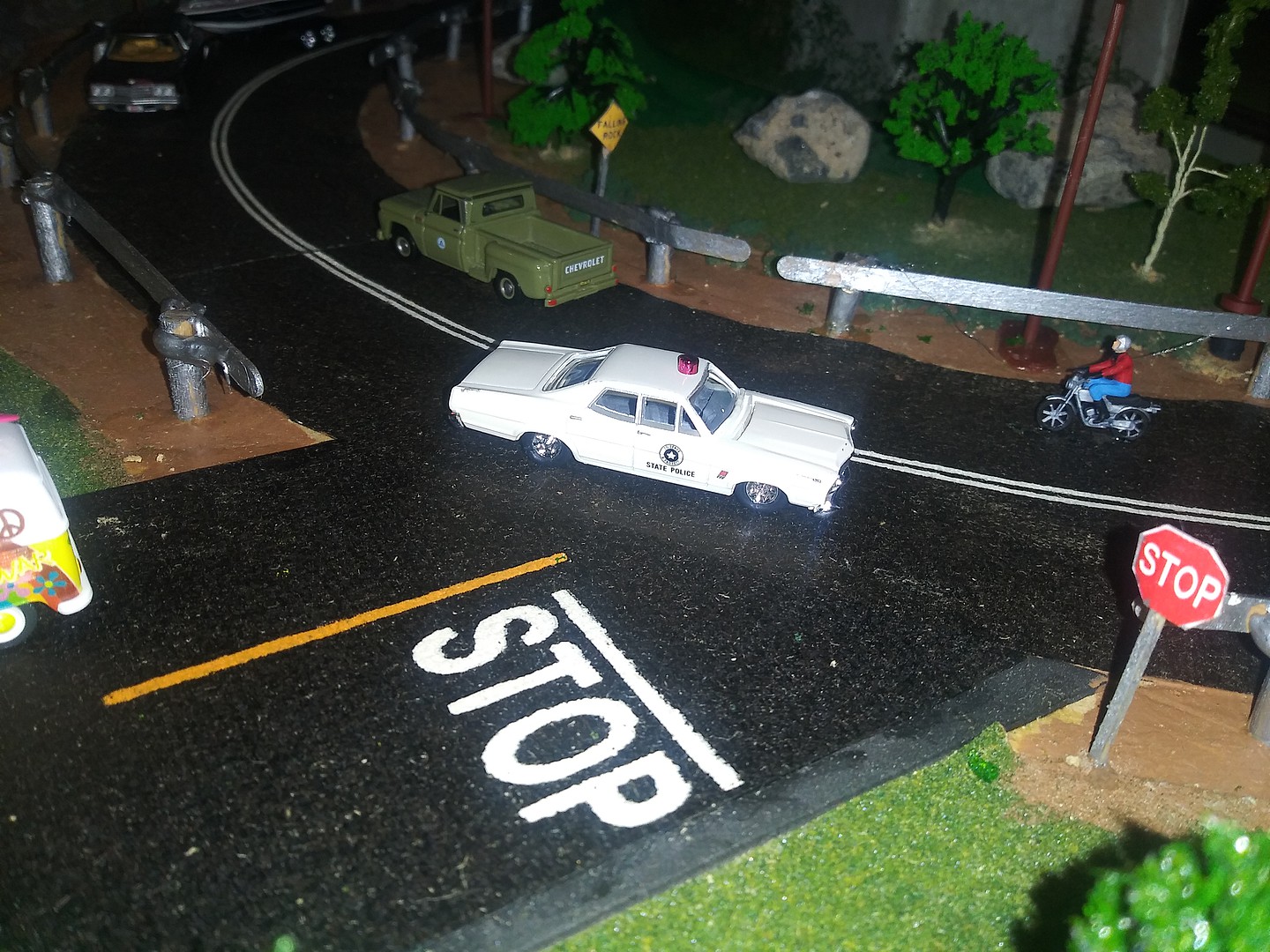 67 Ford State Police Car -- HO Scale Model Railroad Vehicle -- #30533 ...