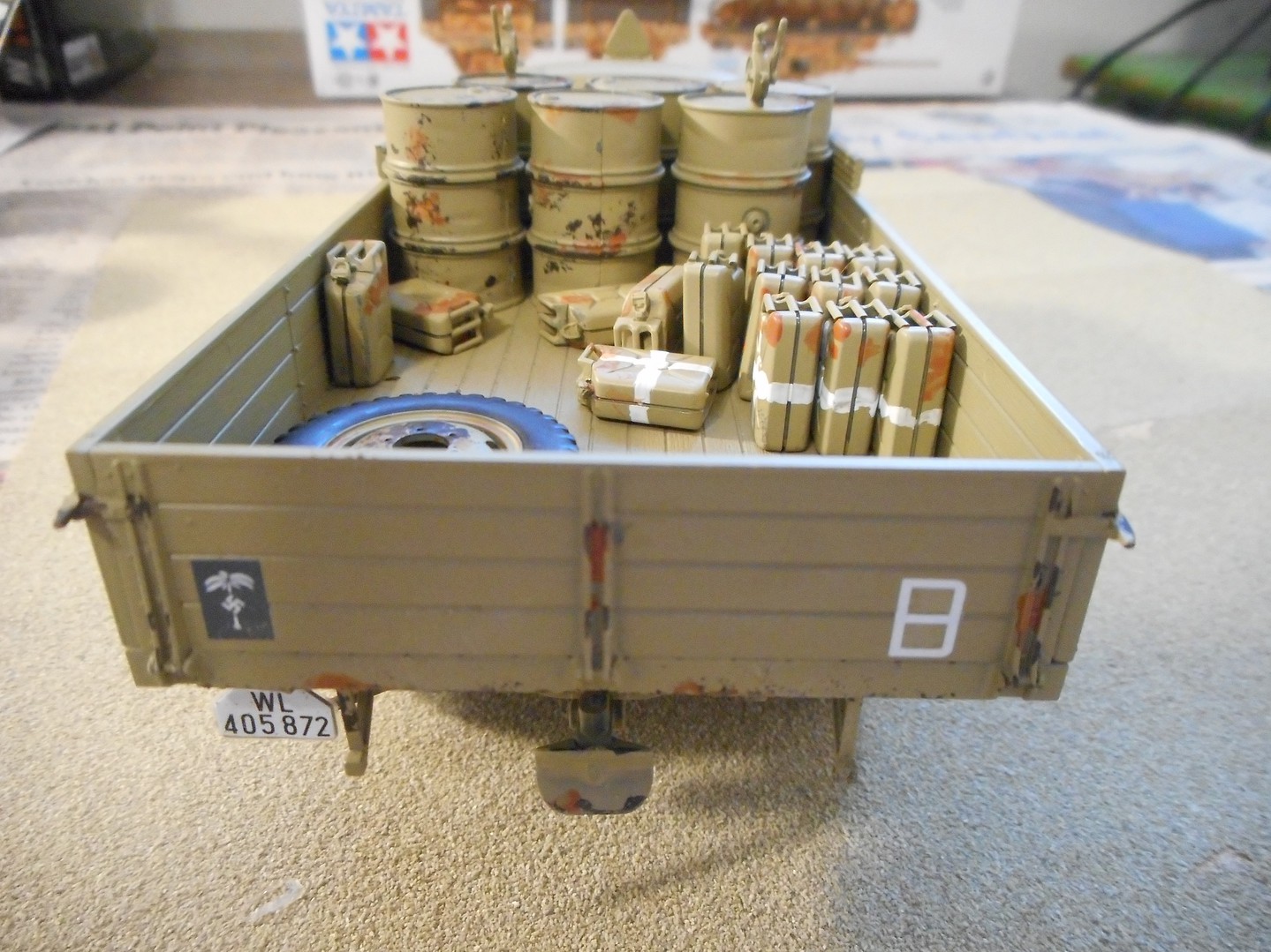 German 3Ton 4x2 Cargo Truck -- Plastic Model Military Vehicle Kit -- 1/ ...